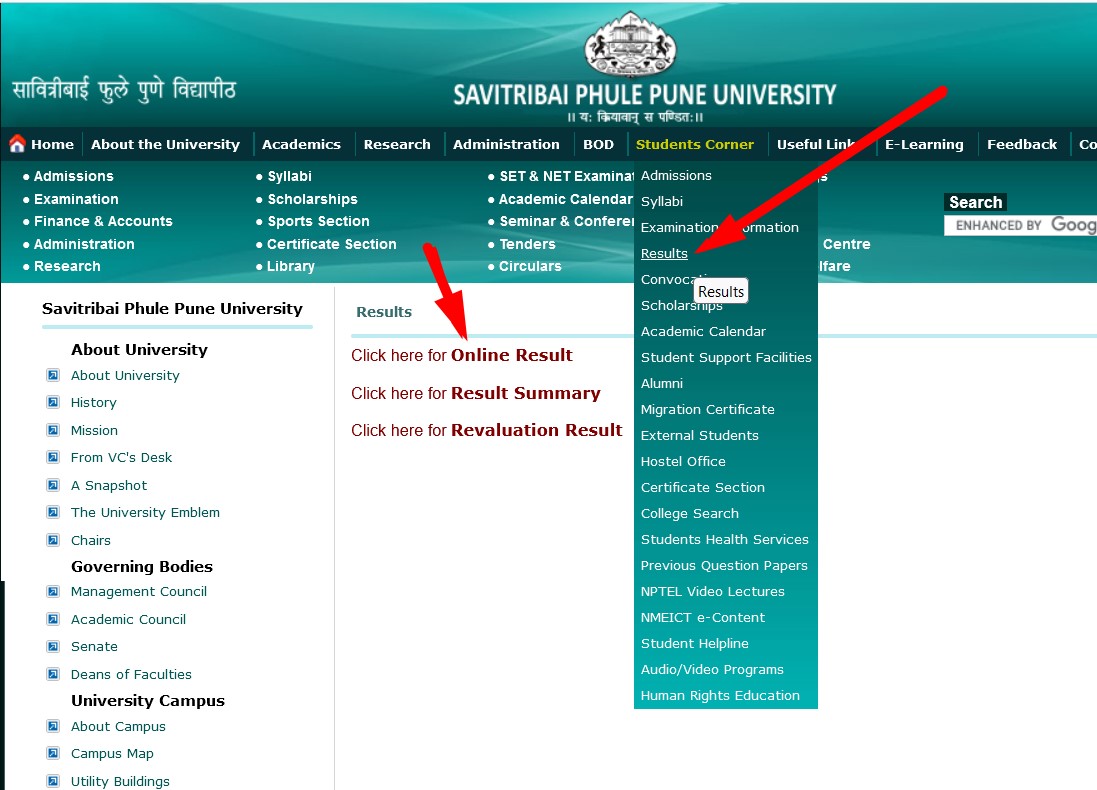 SPPU Result Online: पुणे यूनिवर्सिटी UG और PG के रिजल्ट घोषित, ऐसे करें ...